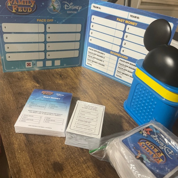 Disney | Games | Disney Family Feud Game Blue And Black | Poshmark
